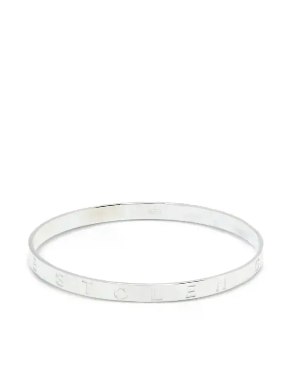 STOLEN GIRLFRIENDS CLUB Engraved Bangle - Silver