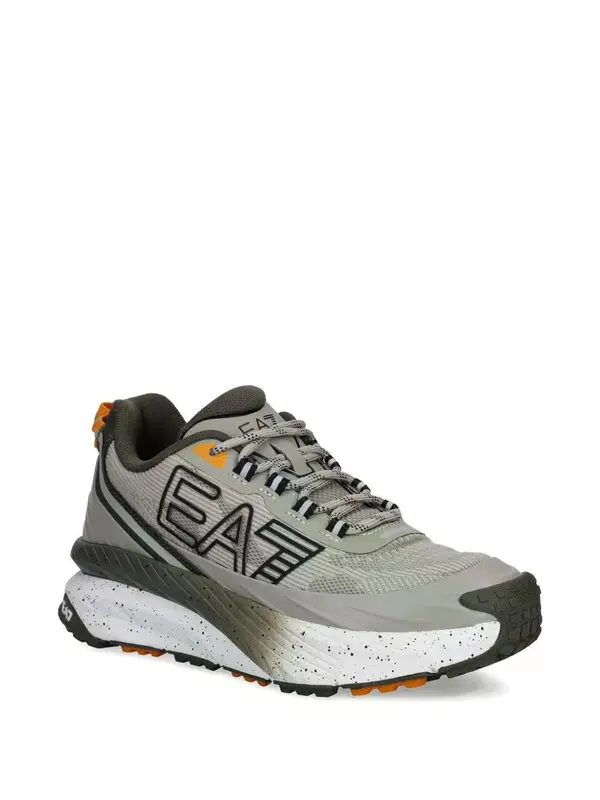 EA7 Logo-print Sneakers - Grey