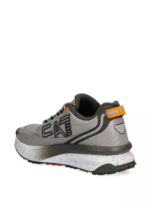 EA7 Logo-print Sneakers - Grey