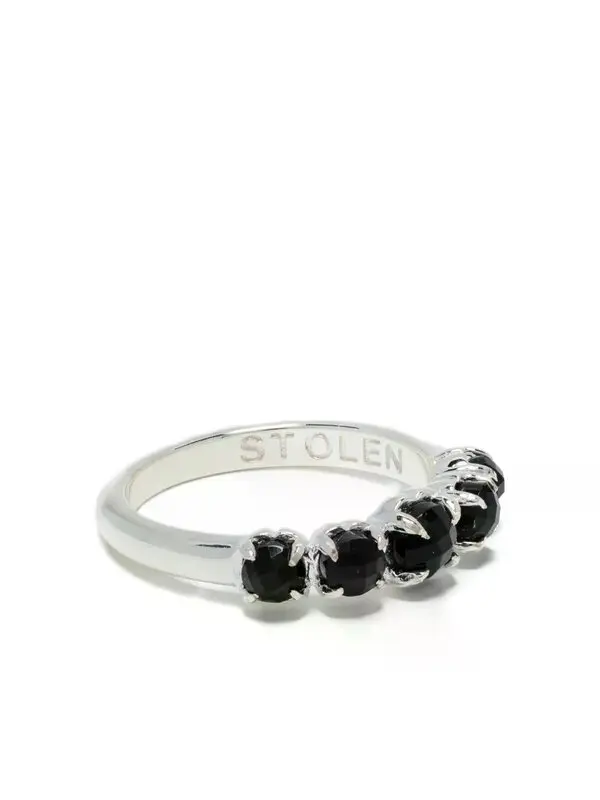 STOLEN GIRLFRIENDS CLUB Halo Cluster Eternity Ring - Silver