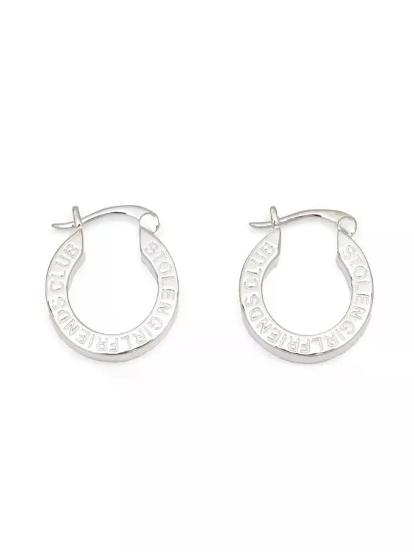 STOLEN GIRLFRIENDS CLUB Halo Hoop Earrings - Silver