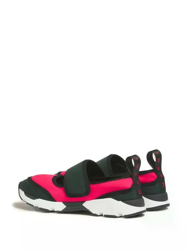 Marni Round-toe Strap Sneakers - Pink