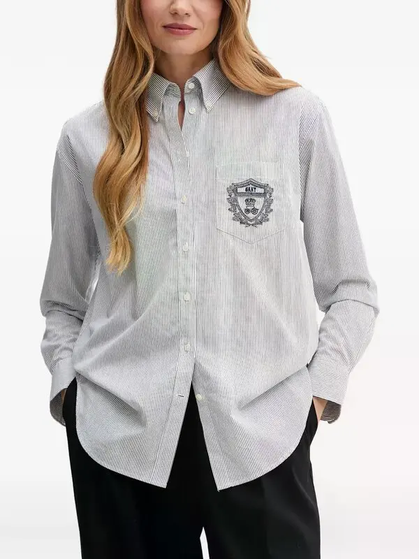 Gant Striped Embroidered Shirt