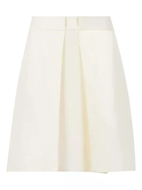 Marni Pleated Mini Skirt - Neutrals