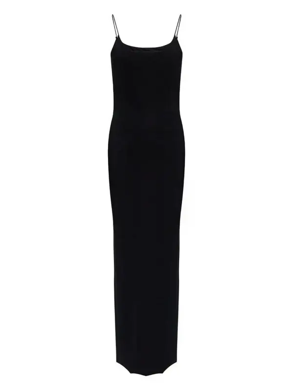 MAISON MARGIELA Spaghetti-strap Maxi Dress - Black