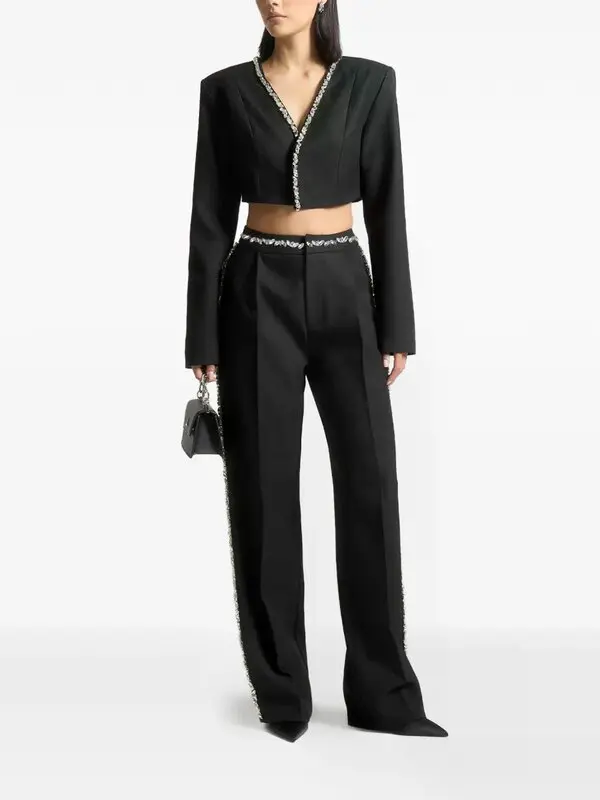 Manière De Voir Embellished Cropped Blazer
