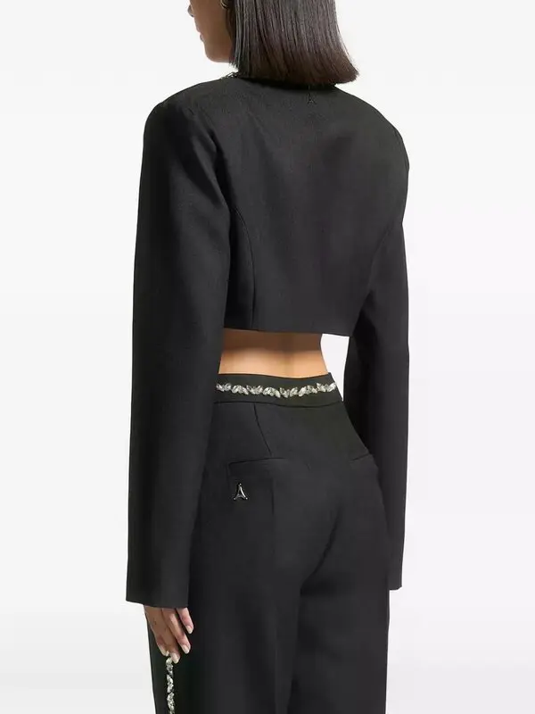 Manière De Voir Embellished Cropped Blazer