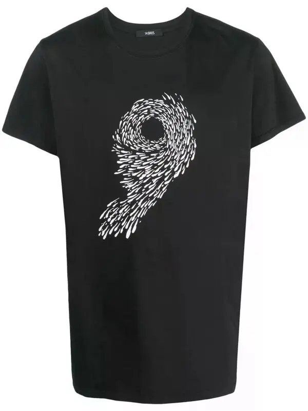 14BROS Graphic-print Cotton T-shirt