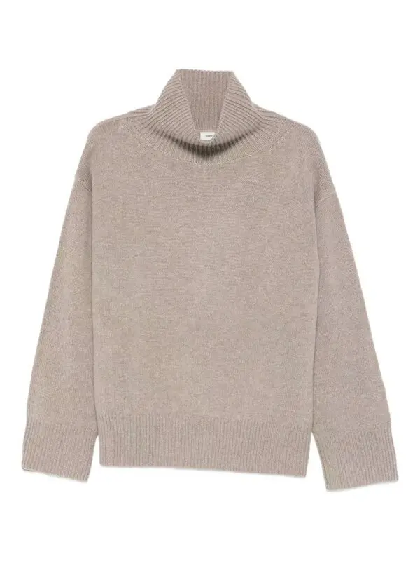 Soft Goat Turtleneck Cashmere Sweater