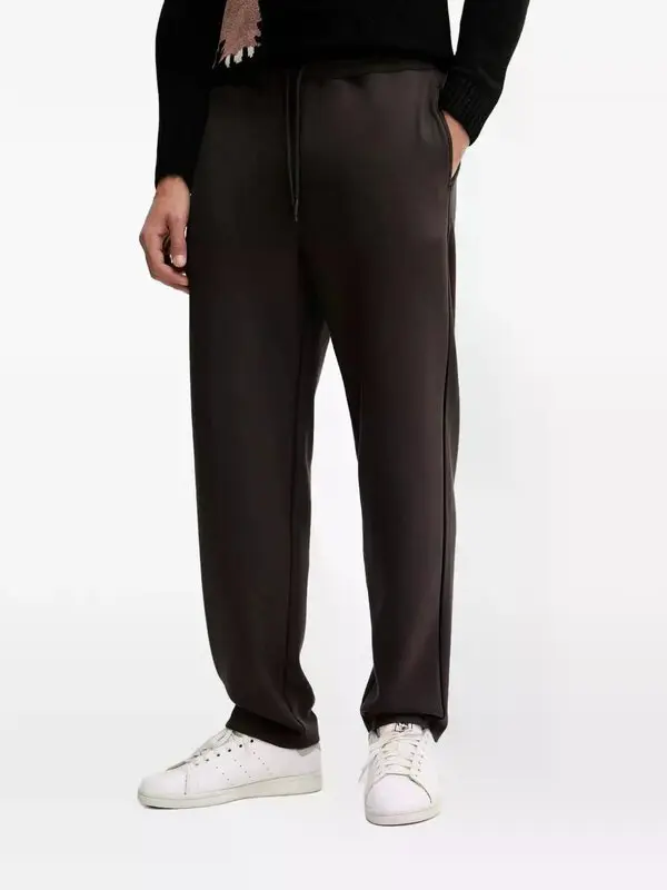 Emporio Armani Drawstring Logo-patch Trousers