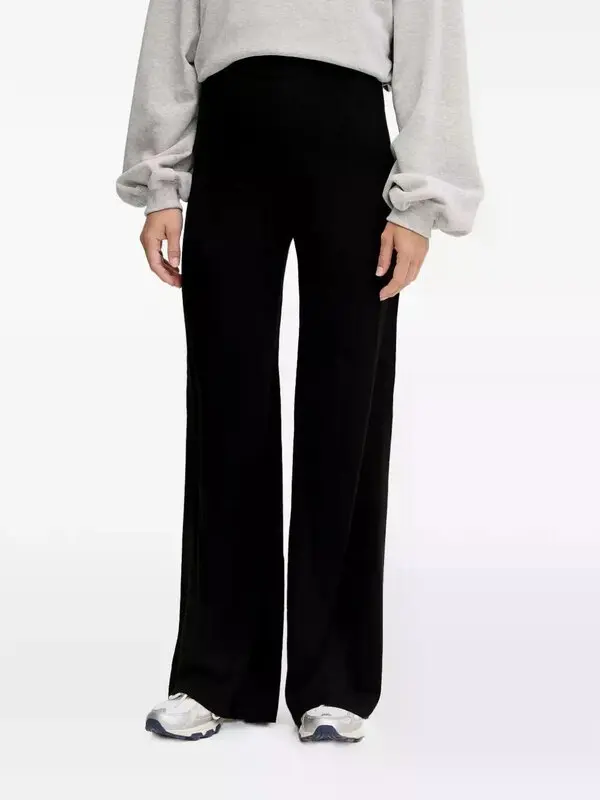 Emporio Armani Logo-patch Wool Trousers