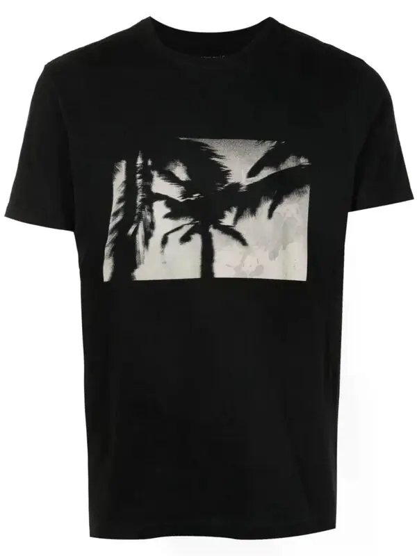 OSKLEN Palm Tree-print Cotton T-shirt