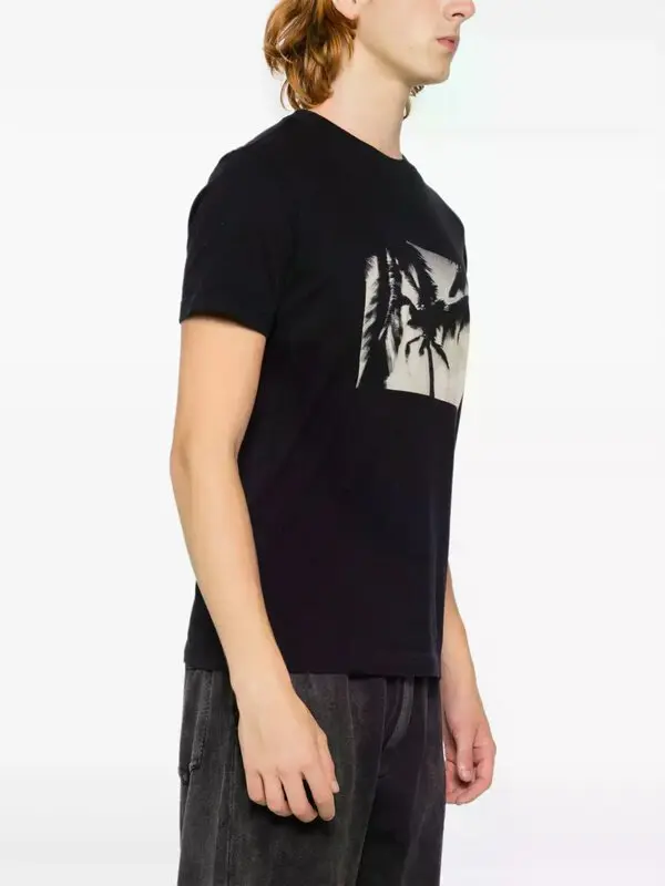 OSKLEN Palm Tree-print Cotton T-shirt