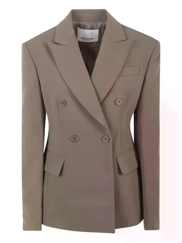 THE FRANKIE SHOP Doyer Cinched Blazer - Neutrals