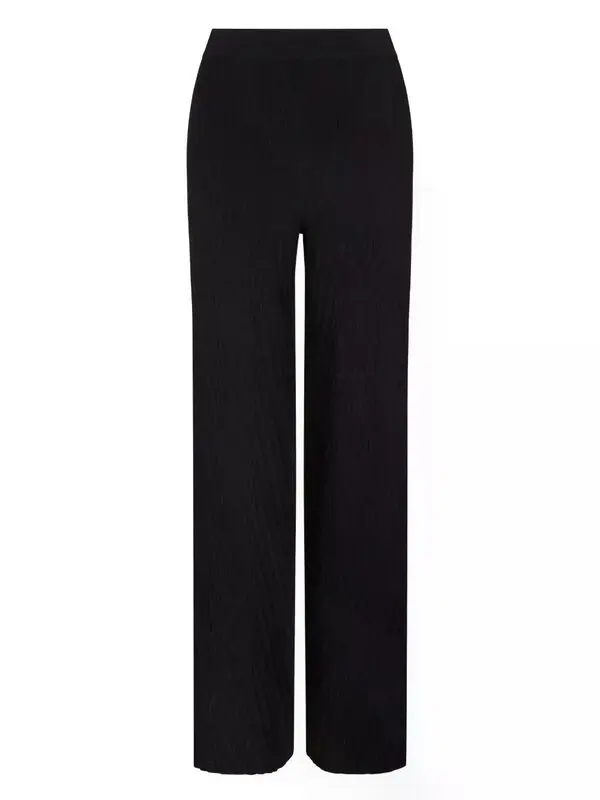 Emporio Armani Pleated Wide Leg Pants