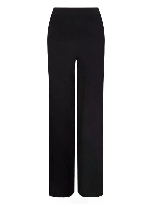 Emporio Armani Pleated Wide Leg Pants