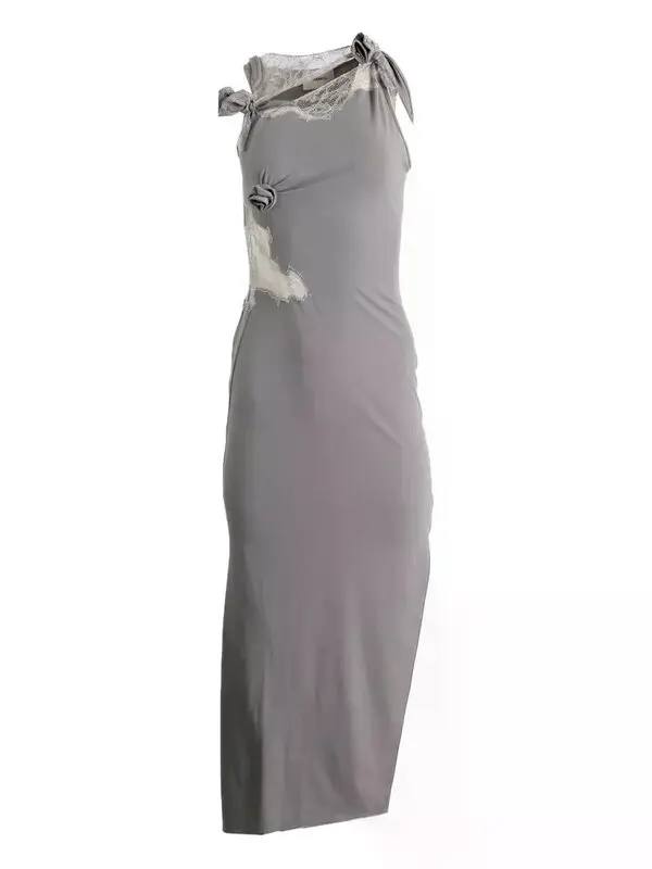 Coperni Lace-detail Midi Dress