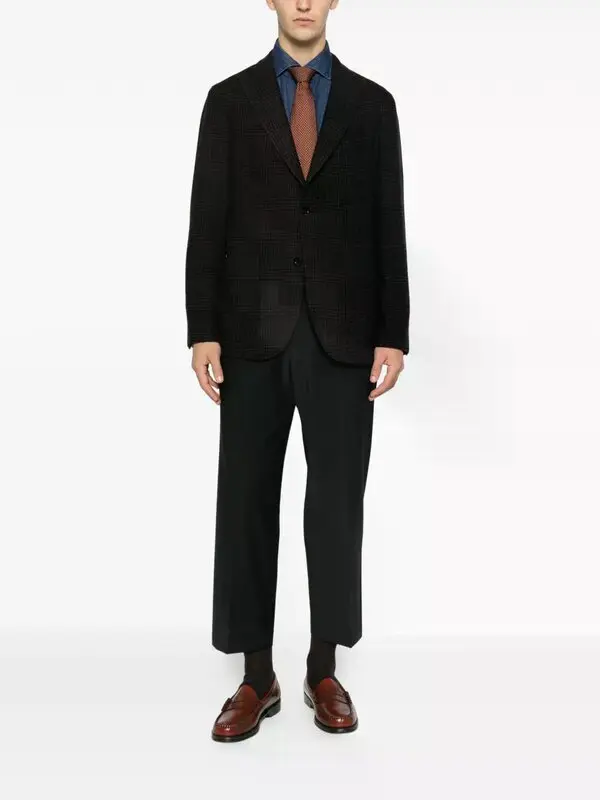 Boglioli Check-patterned Single-breasted Blazer