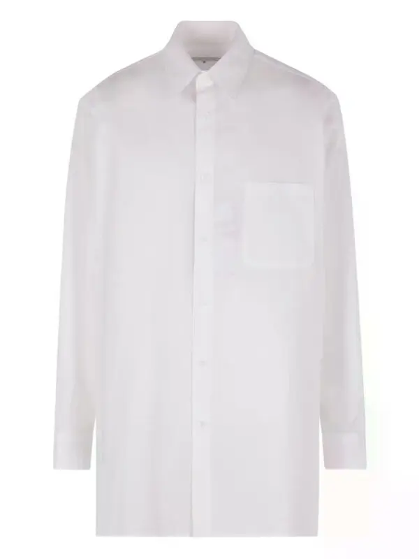 Yohji Yamamoto Chest-pocket Cotton Shirt