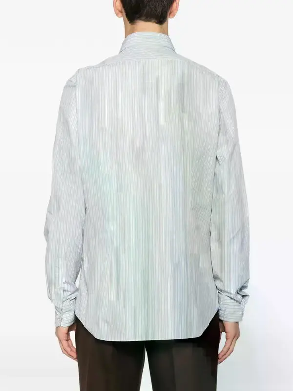 DELL'OGLIO Striped Buttoned Shirt