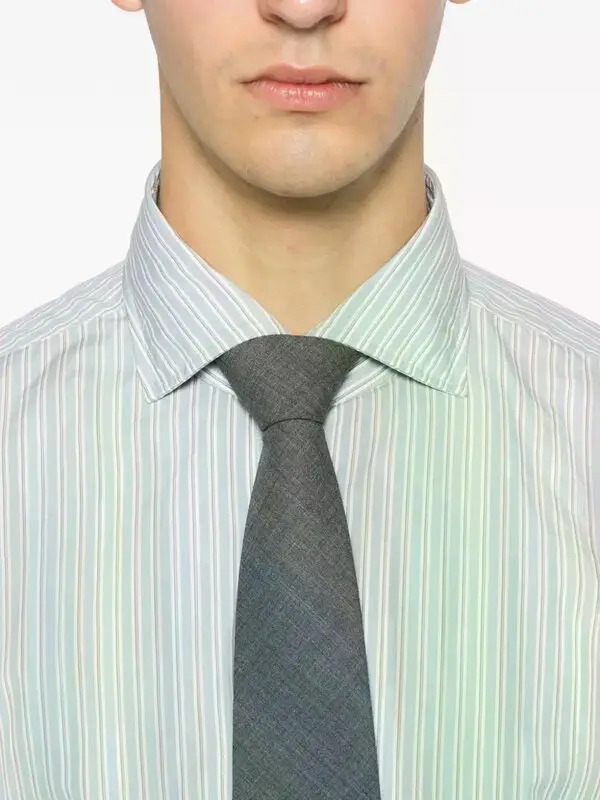 DELL'OGLIO Striped Buttoned Shirt