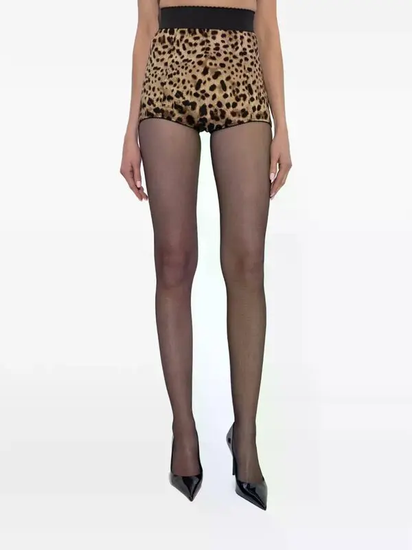Dolce & Gabbana Animal-print Shorts