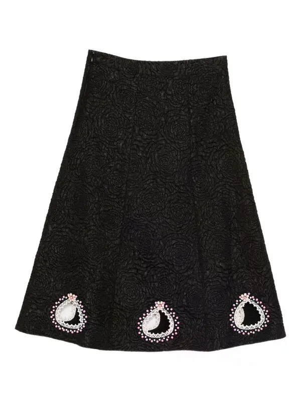 Cynthia Rowley Bead-embellished Skirt