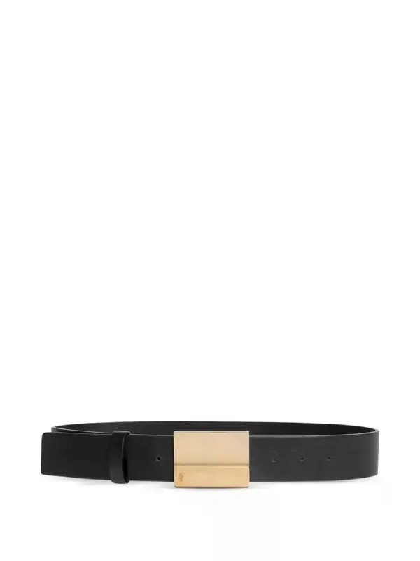 Alberta Ferretti Square Buckle Belt - Black