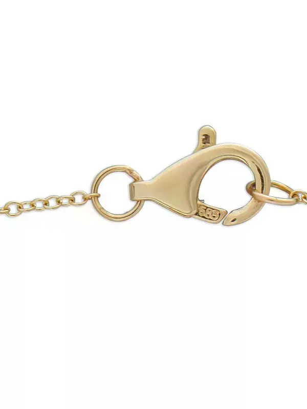 LB EXCLUSIVE 14k Yellow Diamond Heart Pendant Necklace