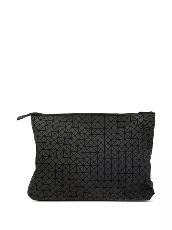 Issey Miyake Geometric-print Zip Clutch Bag