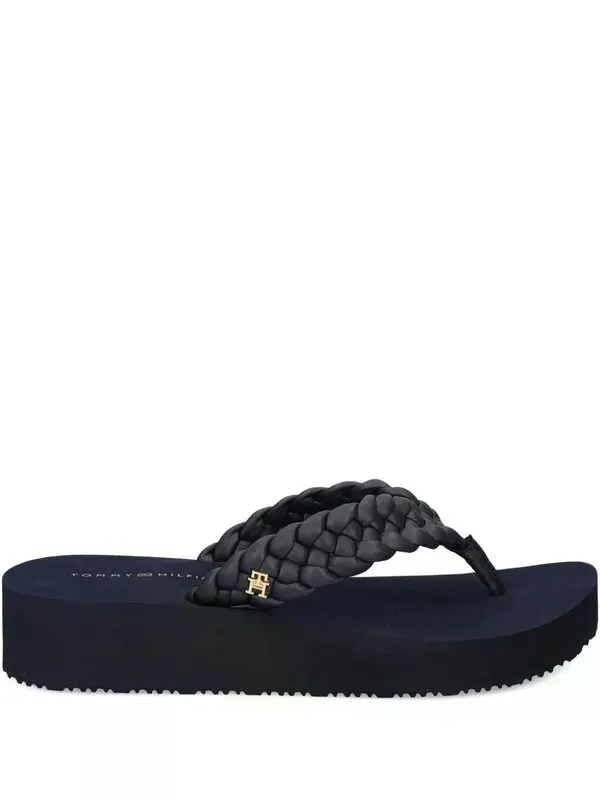 Tommy Hilfiger 38mm Braided Platform Flip-flops