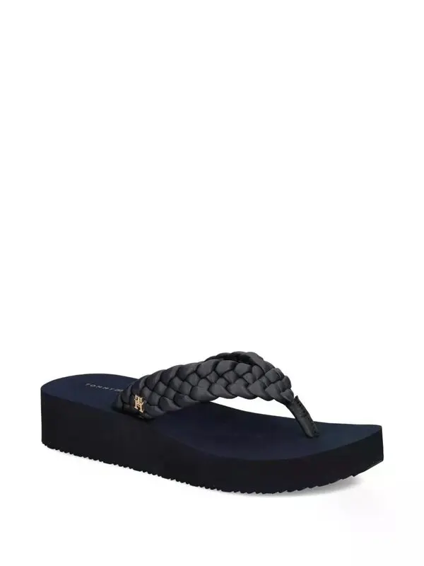 Tommy Hilfiger 38mm Braided Platform Flip-flops