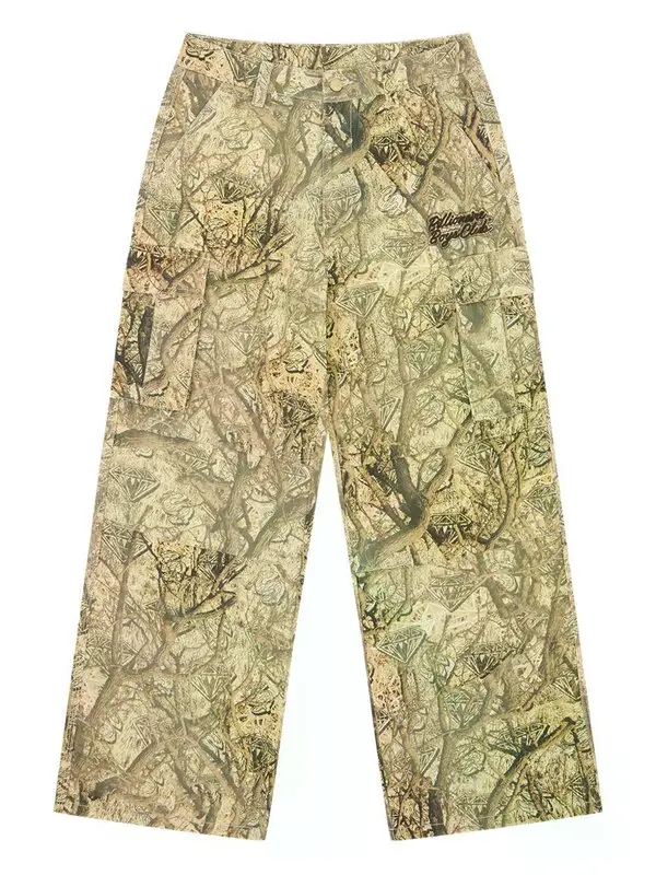 BILLIONAIRE BOYS CLUB Diamonds & Dollars Tree Camo Trousers
