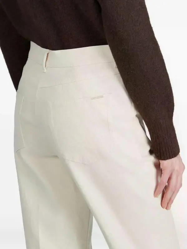 SLOWEAR Straight-leg Cropped Trousers