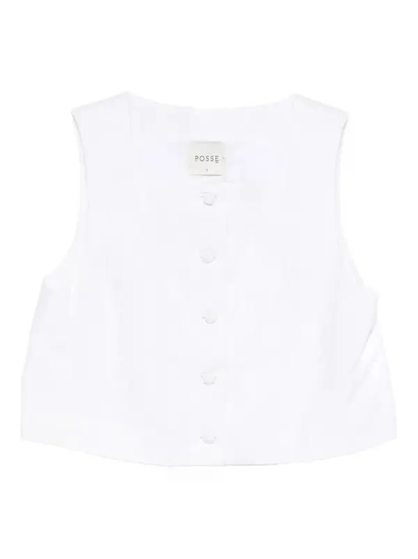 Posse Rio Button Vest Top