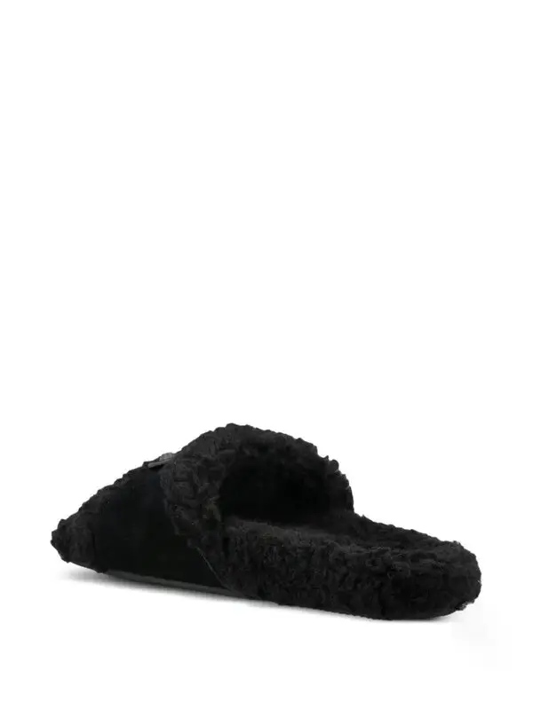 Balenciaga Furry Strap Sandals