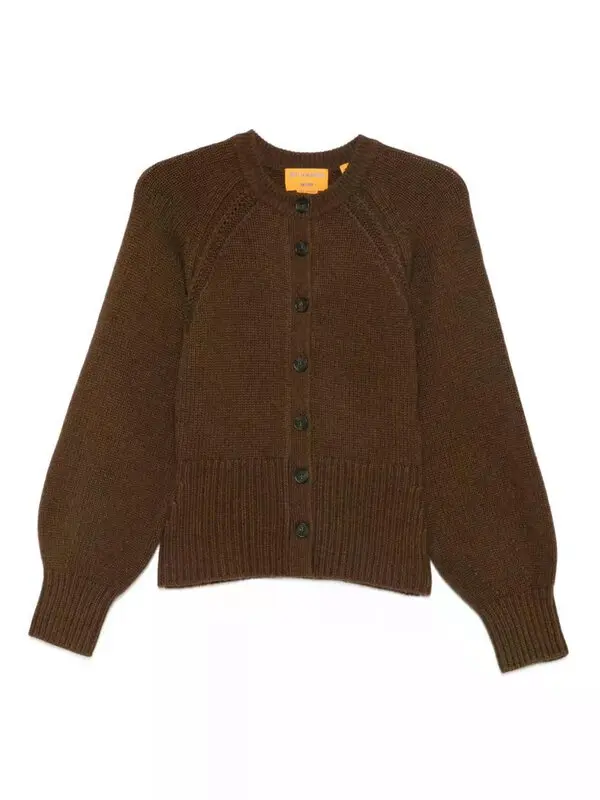 Guest In Residence Buttoned Knit Cardigan