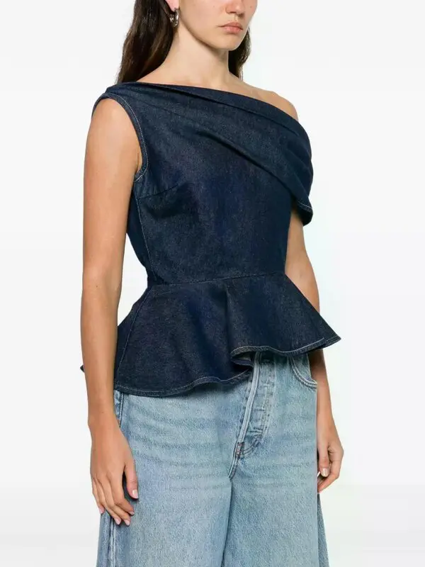 MARQUES' ALMEIDA Asymmetric Ruffled Top