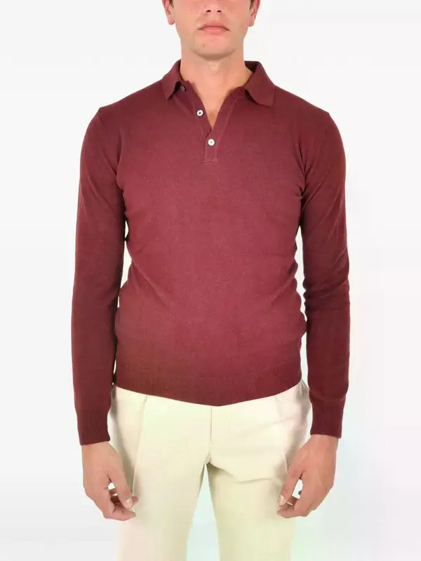 FRANZESE COLLECTION Buttoned Polo Shirt - Red
