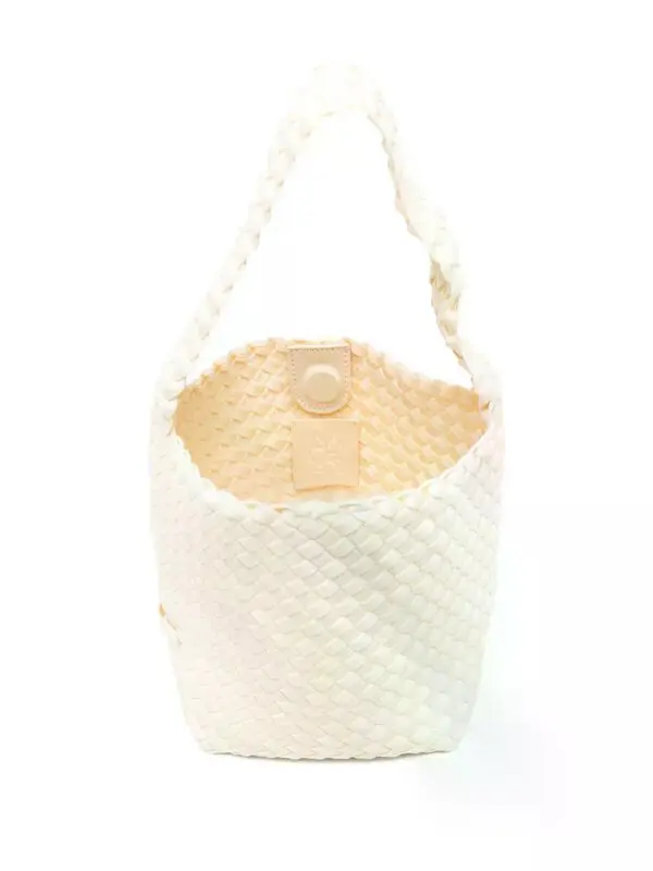 NAGHEDI Small Nomad Hobo Woven Tote Bag - Neutrals
