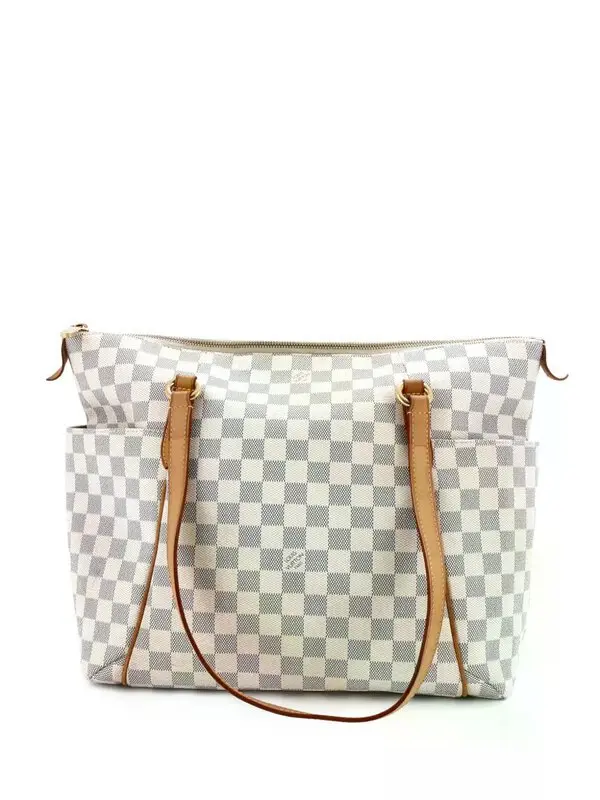 LOUIS VUITTON Totally Handbag Damier Mm Tote Bag - White