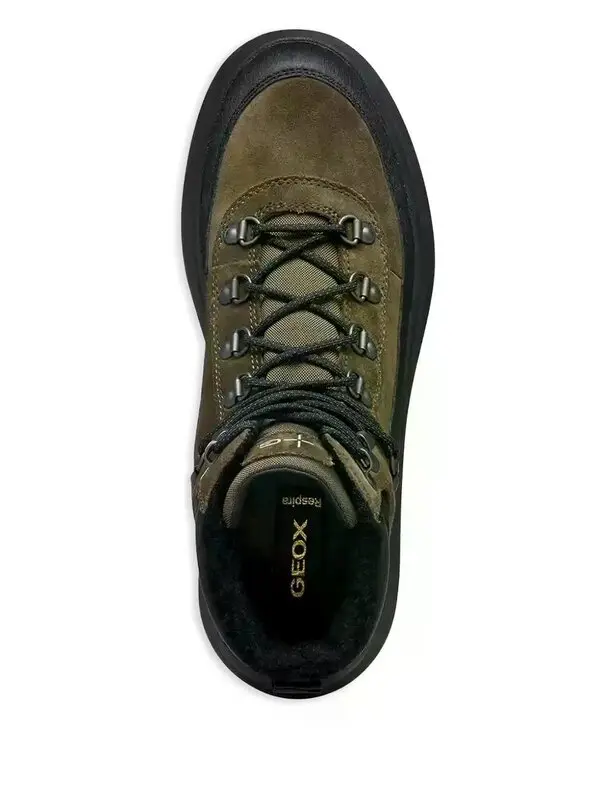 Geox Granito + Grip Abx Panelled Hiking Boots