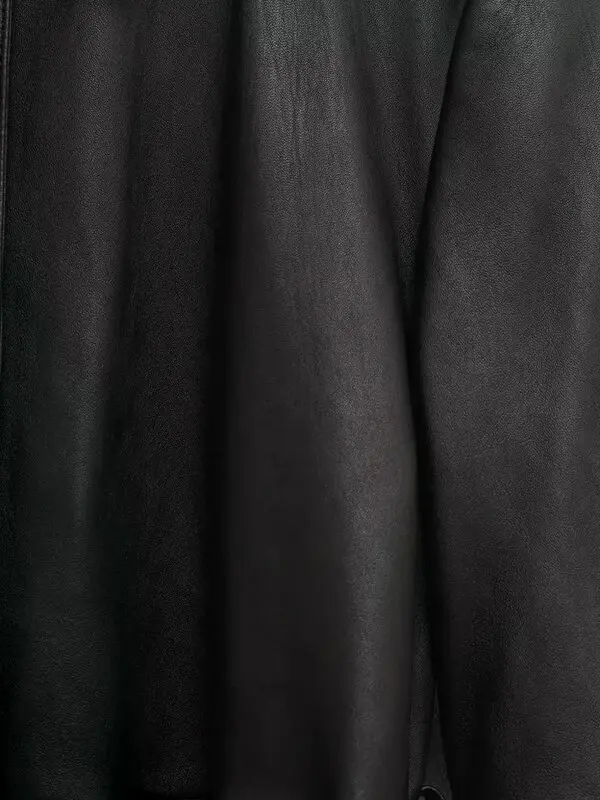 TOTEME Belted Leather Coat