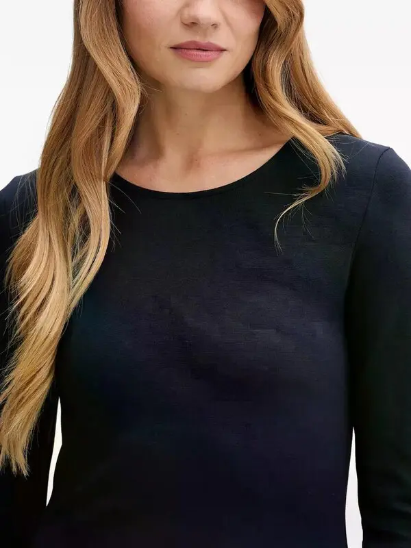 Gant Long-sleeve Gathered Midi Dress