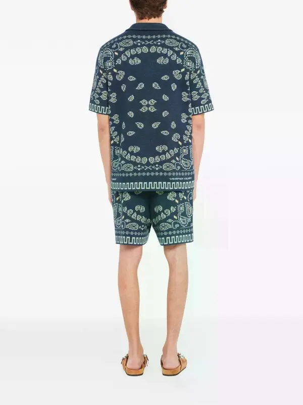 Alanui Bandana-pattern Shirt - Blue