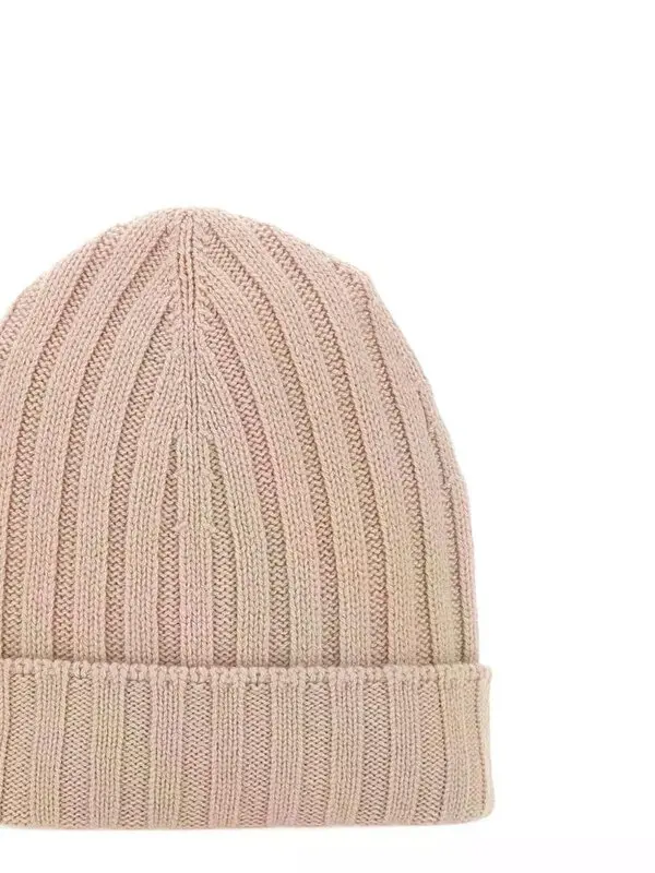 GRAN SASSO Ribbed Beanie Hat - Pink