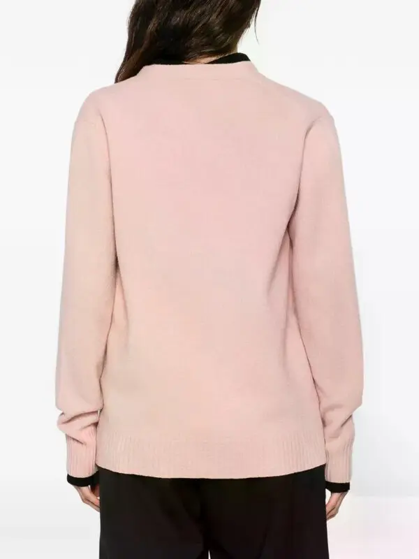 JIL SANDER Button Ribbed Hem Cardigan