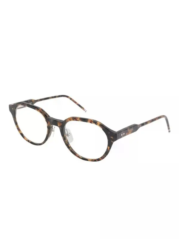 Thom Browne Round Frame Glasses - Brown