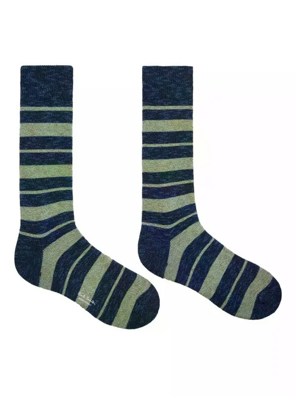 Paul Smith Striped Cotton Socks