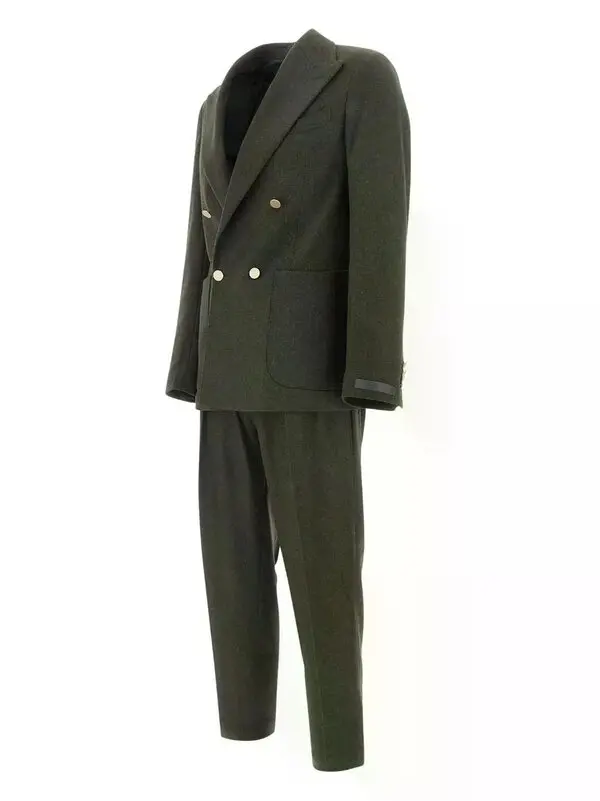 BRIGLIA 1949 Bolgheri Double-breasted Suit - Green